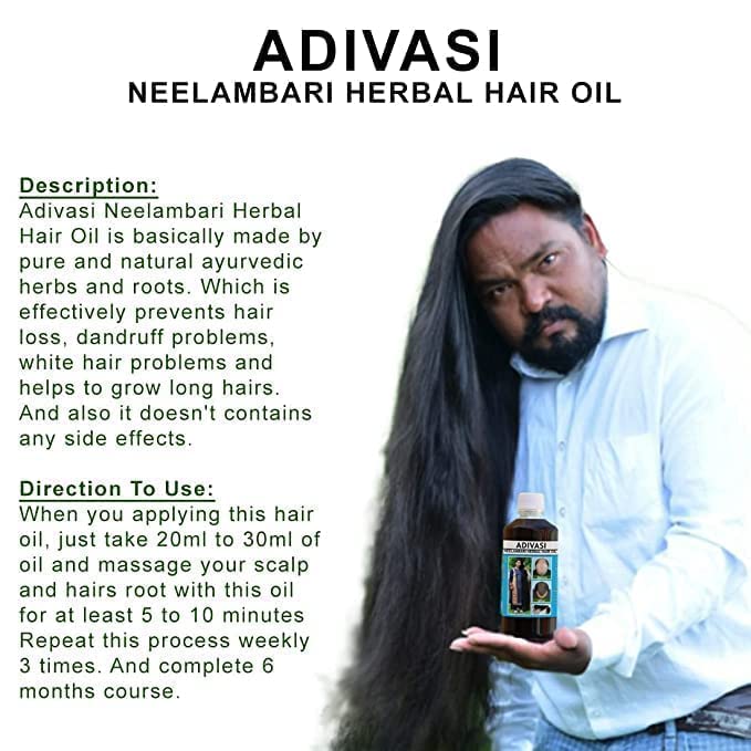 Honoly Herbal Hair Oil - made by Pure Adivasi Ayurvedic Herbs