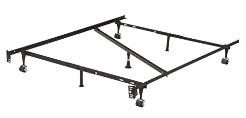 KB Designs – 7 Leg Adjustable Metal Bed Frame with Center Support Legs, Queen/Full/Full XL/Twin/Twin XL Beds & 7 Leg Heavy Duty Metal Queen Size Bed Frame with Center Support Legs