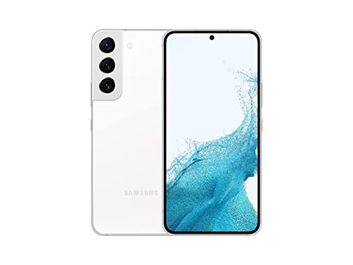 Samsung Galaxy S22 Smartphone, Factory Unlocked Android Cell Phone, 256GB, 8K Camera & Video, Brightest Display, Long Battery Life, Fast 4nm Processor, US Version, Phantom White (Renewed)
