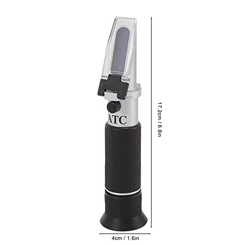 Handheld Refractometer, Accurate Data Salinity Refractometer Fast Measurement Clear Reading Wide Application for Aquarium