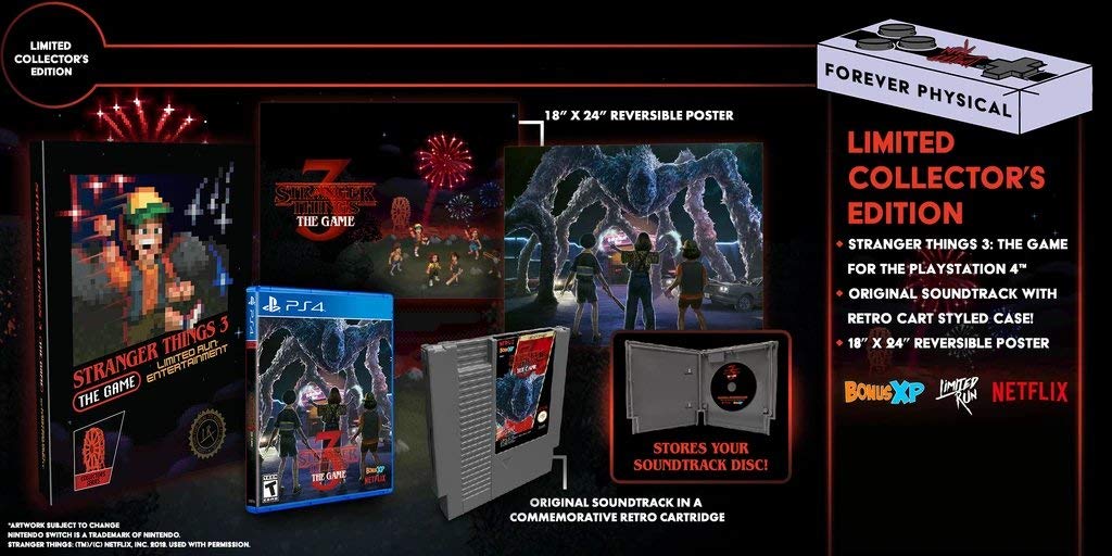 Stranger Things 3: The Game - Collector's Edition - Limited Run #310 - PlayStation 4