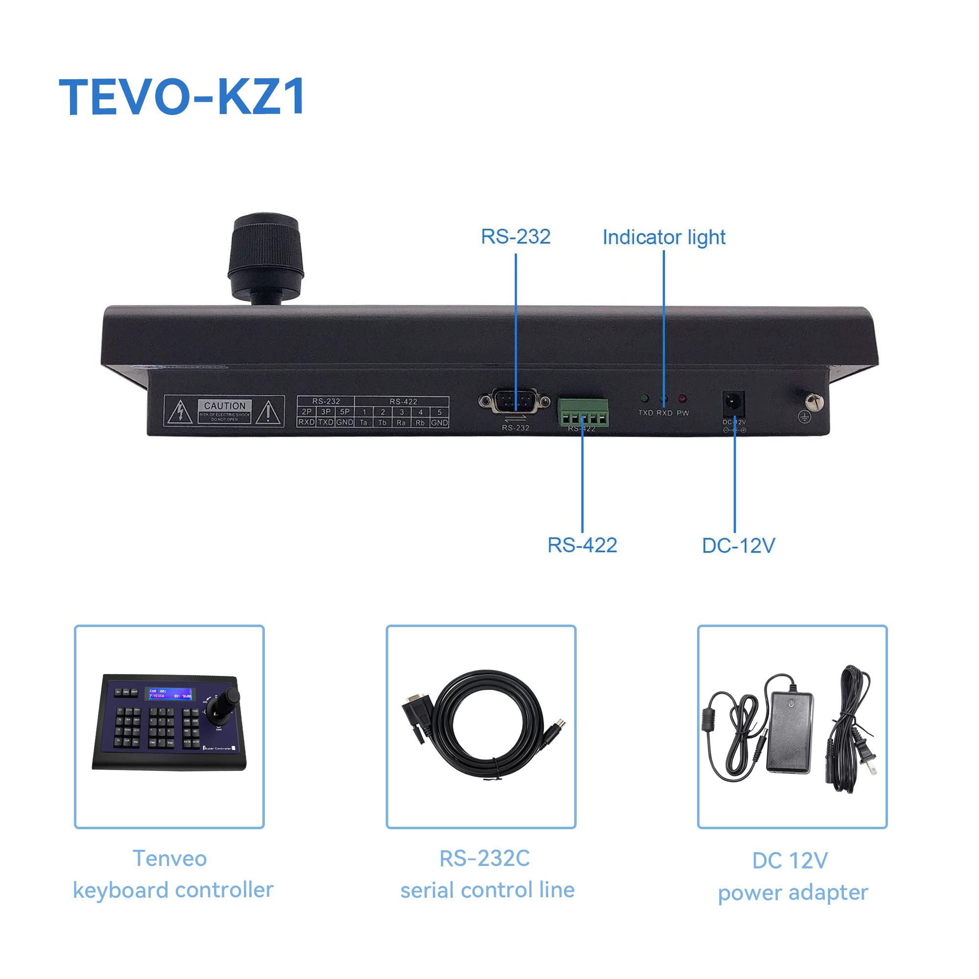 Tenveo Joystick PTZ controller for Business Meetings,PTZ Controller with joystick operation(TEVO-KZ1)