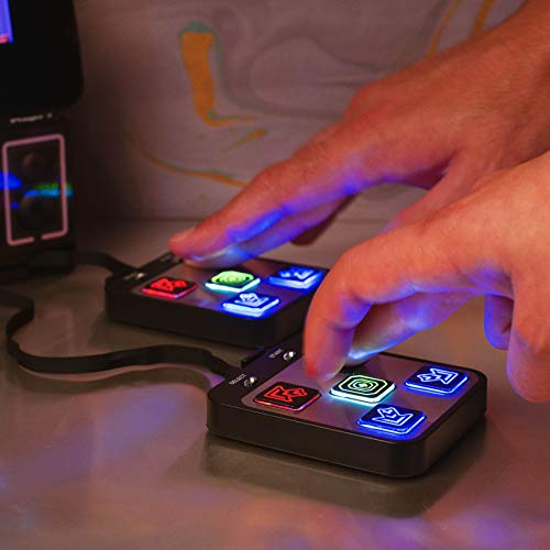Thumbs Up Retro Games Console Arcade Finger Dance Mat Handheld Console Machine, Compatible with iPhone, Samsung and Other Smartphones