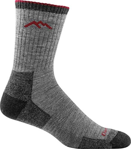 DARN TOUGH (Style 1466) Men's Hiker Hike/Trek Sock - 6 Pack Special (Large, Charcoal)