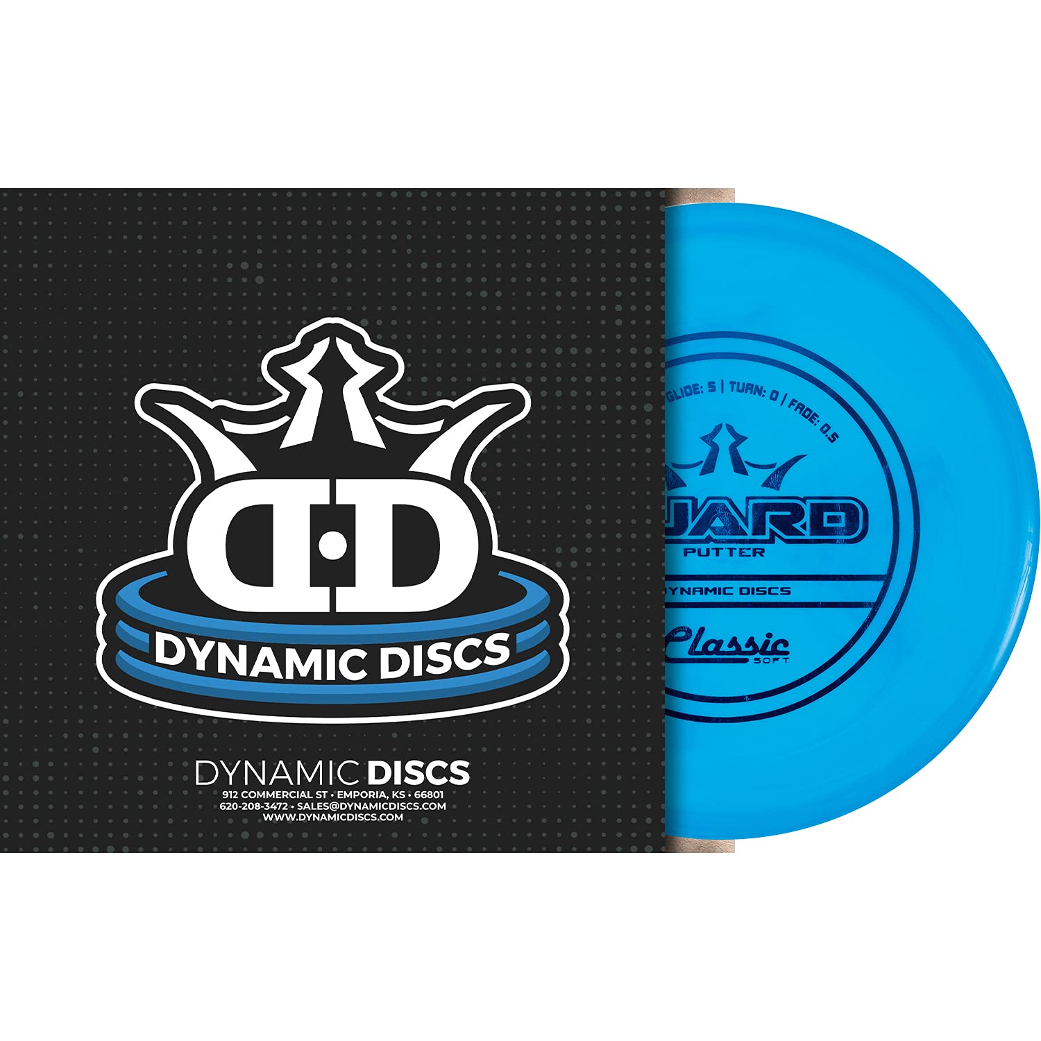 Dynamic Discs Classic Soft Guard Disc Golf Putter | 170g Plus | Throwing Frisbee Golf Putter | Superior and Consistent Glide | Neutral Flying Disc Golf Putter | Stamp Color Will Vary (Pink)