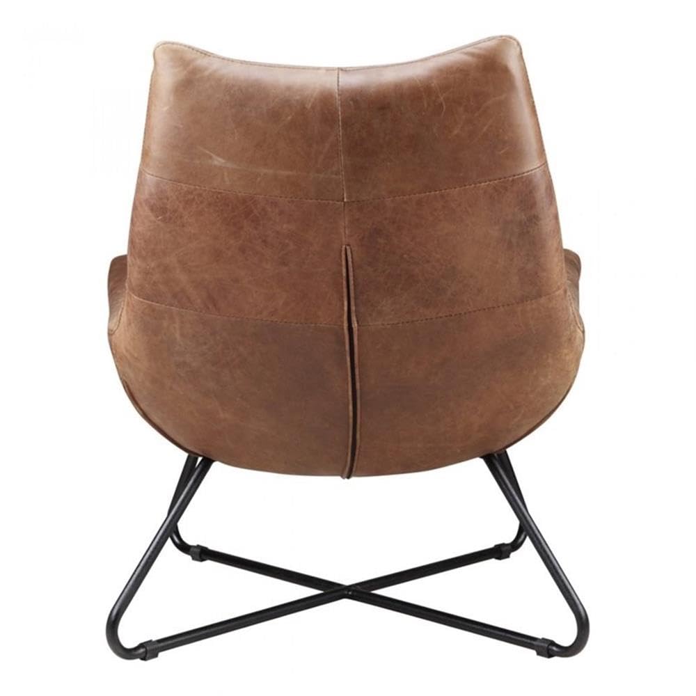 Moe's Home Collection PK-1063-14 Foster Desk Chair, Soft Brown