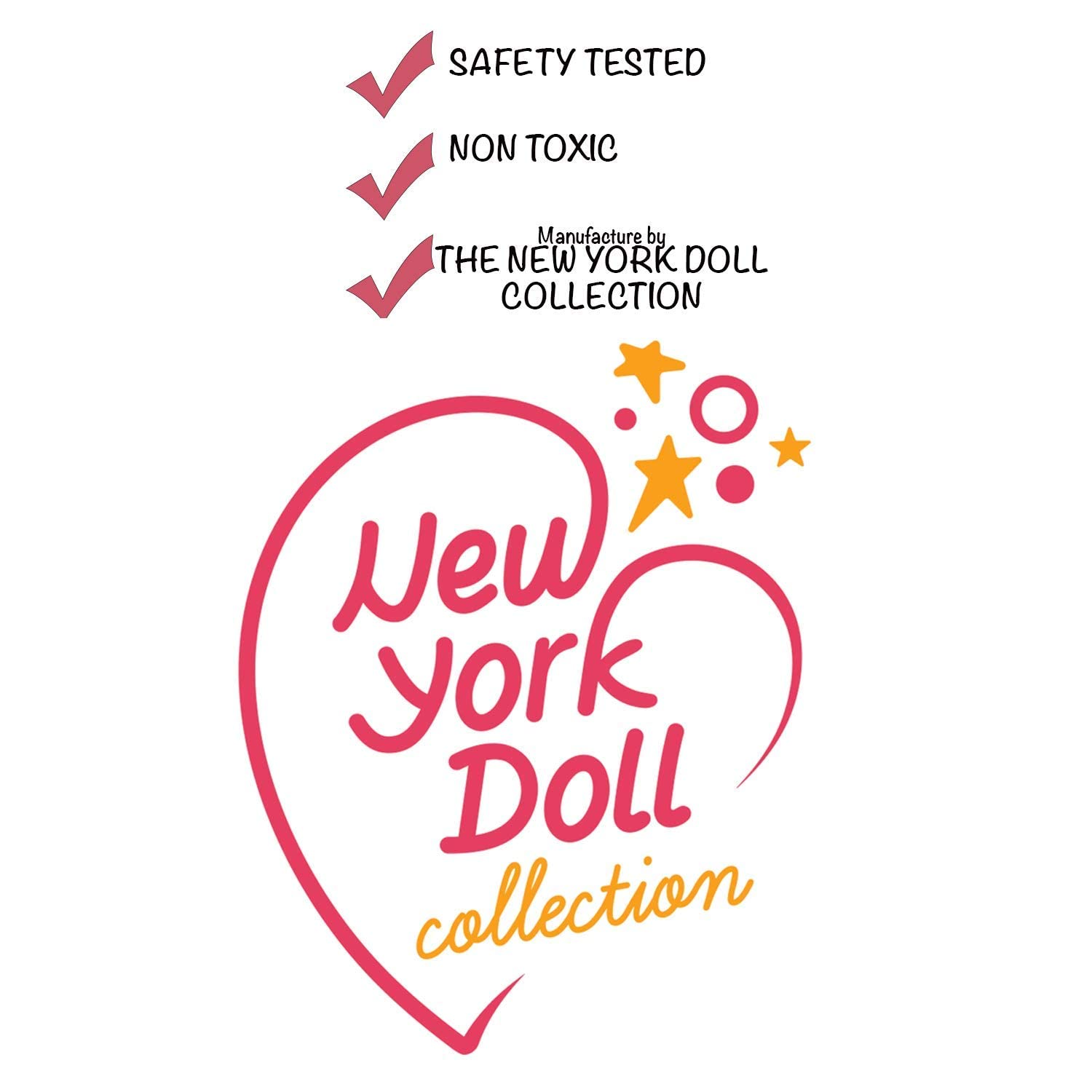 The New York Doll Collection Baby Doll Feeding & Caring Accessory Set in Zippered Carrying Case
