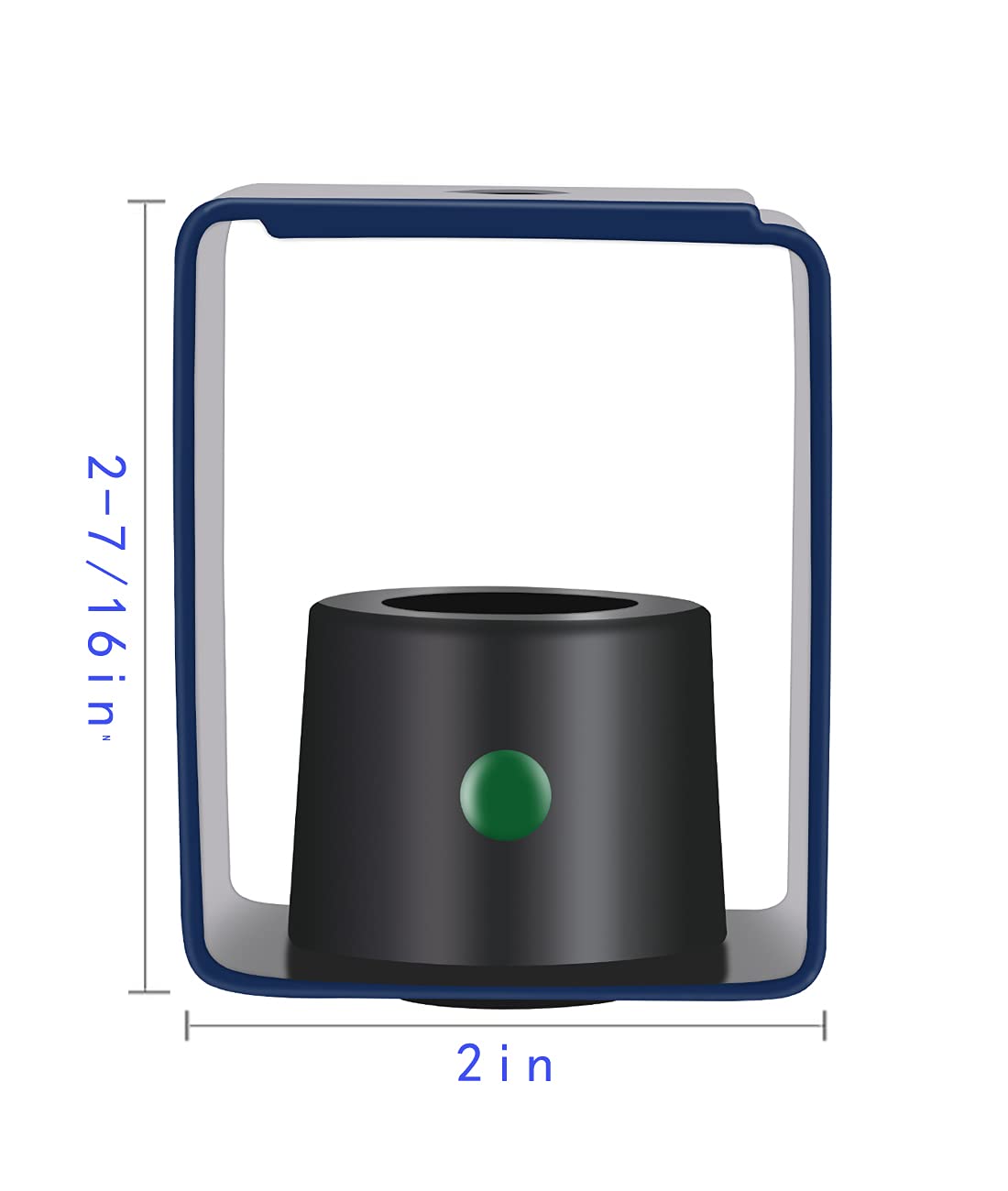 Hanger Mount Vibration Isolator, Ceiling Suspended Mounted Hanger, 100% Natural Isolator Type, Capacity Range: 10 to 35 lb.