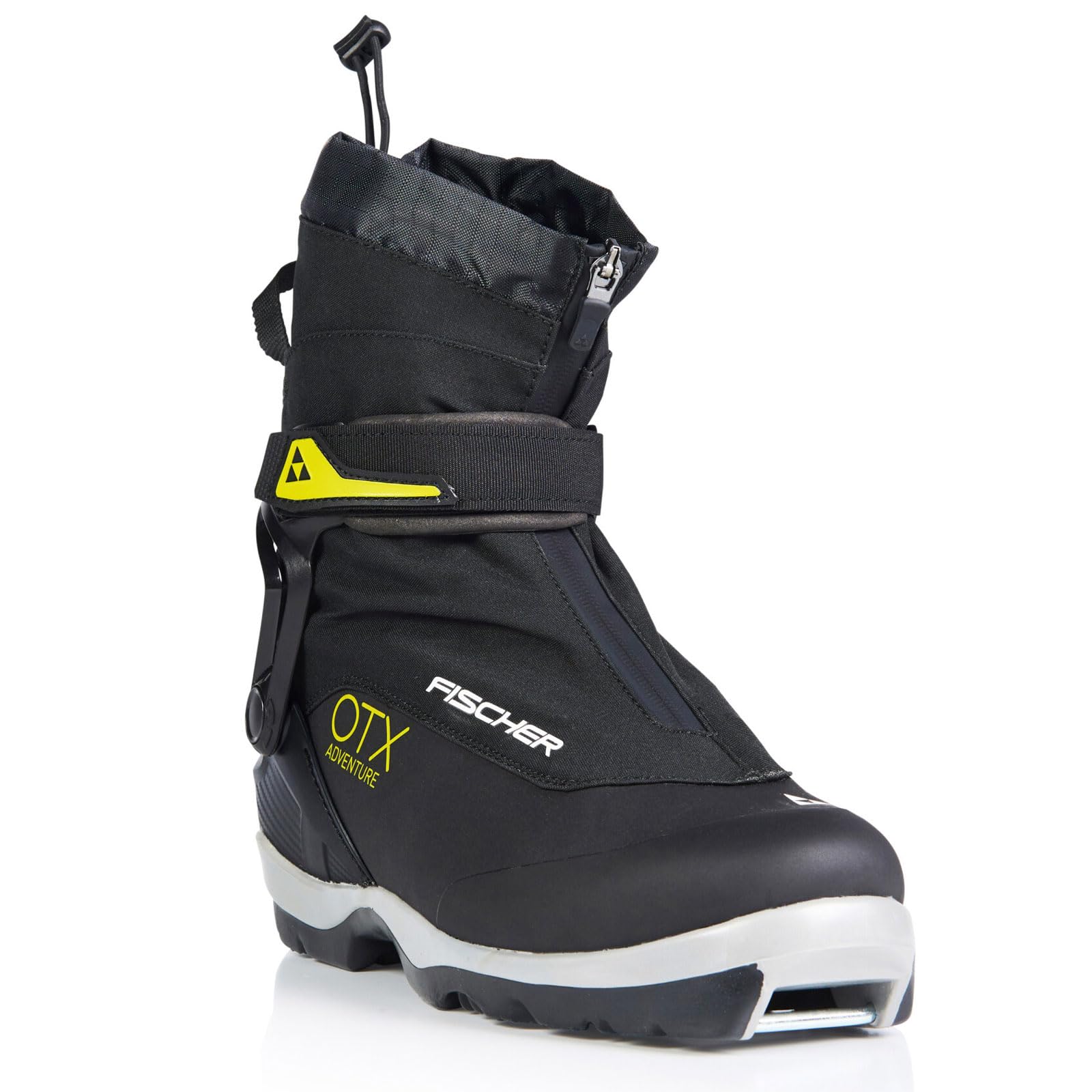 Fischer Unisex OTX Adventure BC Adult Warm Lightweight Durable Stable Non Slip Sport Nordic Snow Ski Boots, Black, 47