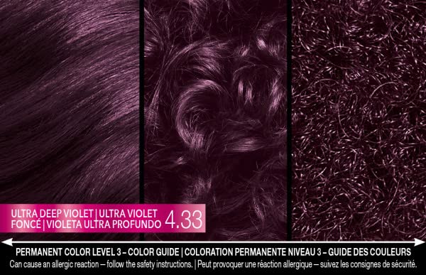 Schwarzkopf Color Ultime Hair Color Cream, 4.33 Ultra Deep Violet