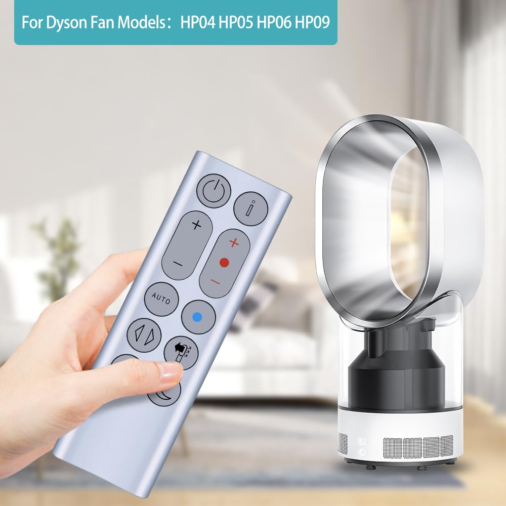 HP04/HP05/HP06/HP09 Remote Control for Dyson Hot + Cool Fan Heater Tower,ABS Material for Dyson Remote Control Replacement