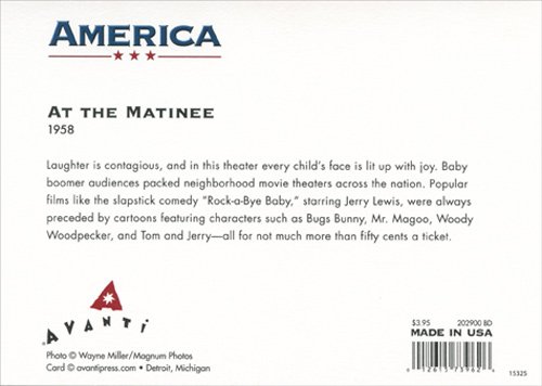 Movie Theater Kids - Avanti America Collection Birthday Card
