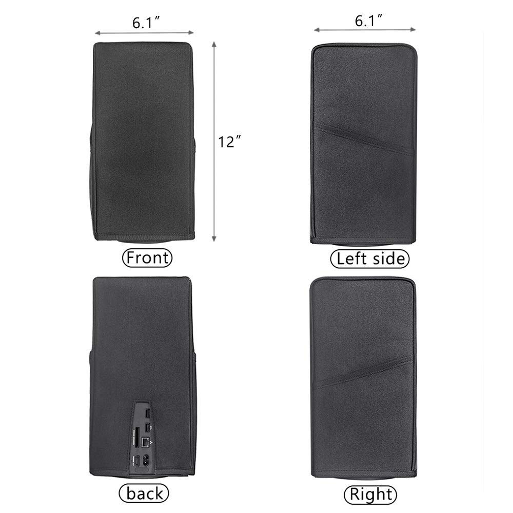 Eyglo Dsut Cover for Xbox Series X Protective Guard Sleeve Case, Anti Scratch Waterproof and Dust-Proof Xbox Series X Accessories (Black)