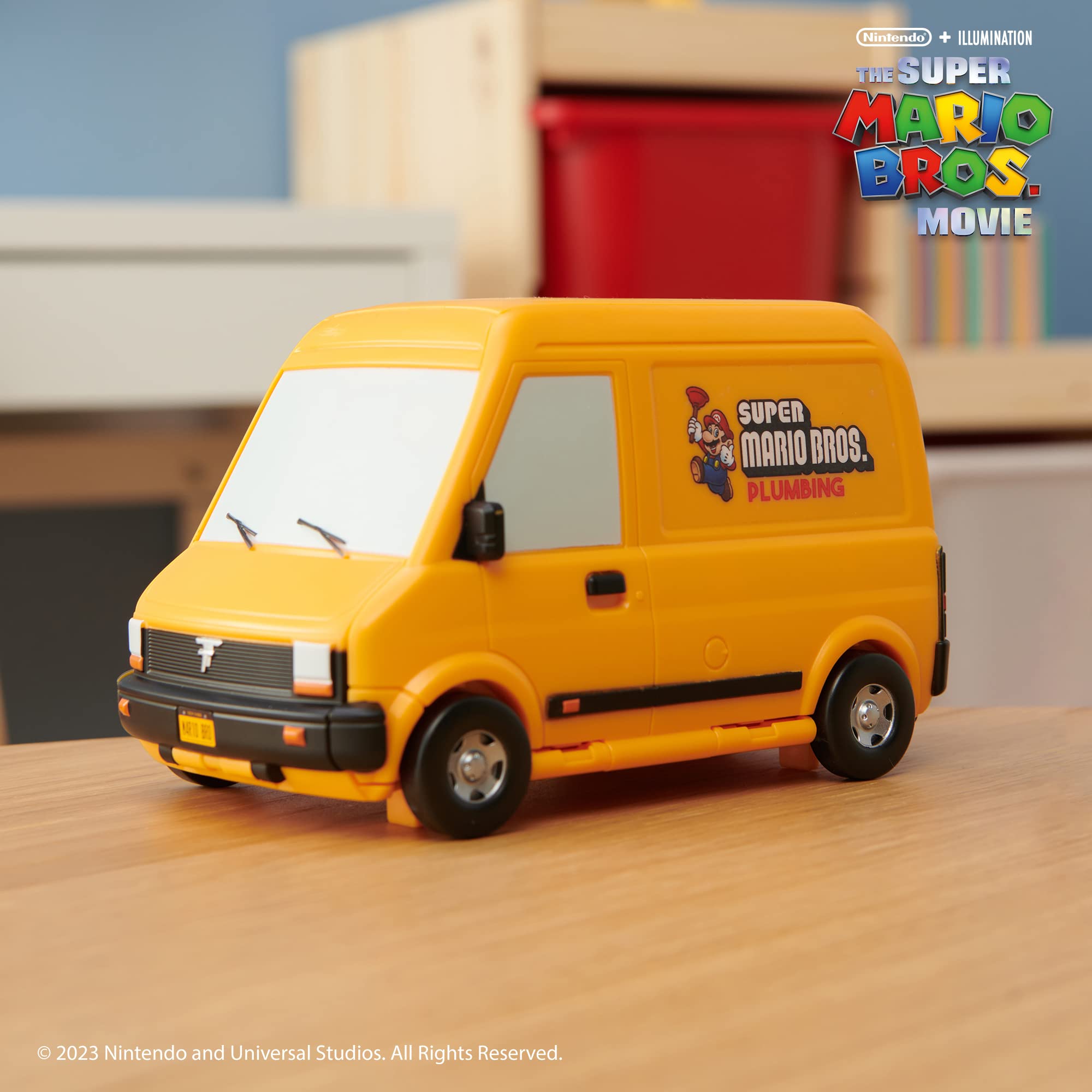 THE SUPER MARIO BROS. MOVIE β Van Playset with 1.25β Mini Mario Figure