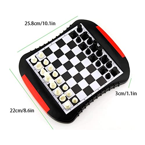 SCUUBE Chess Game Set Chess Set Chess Board Set Chess Board Game Magnetic Chess,Portable Drawer Type Chess Board with Pieces Storage Chess Board Chess Board Game