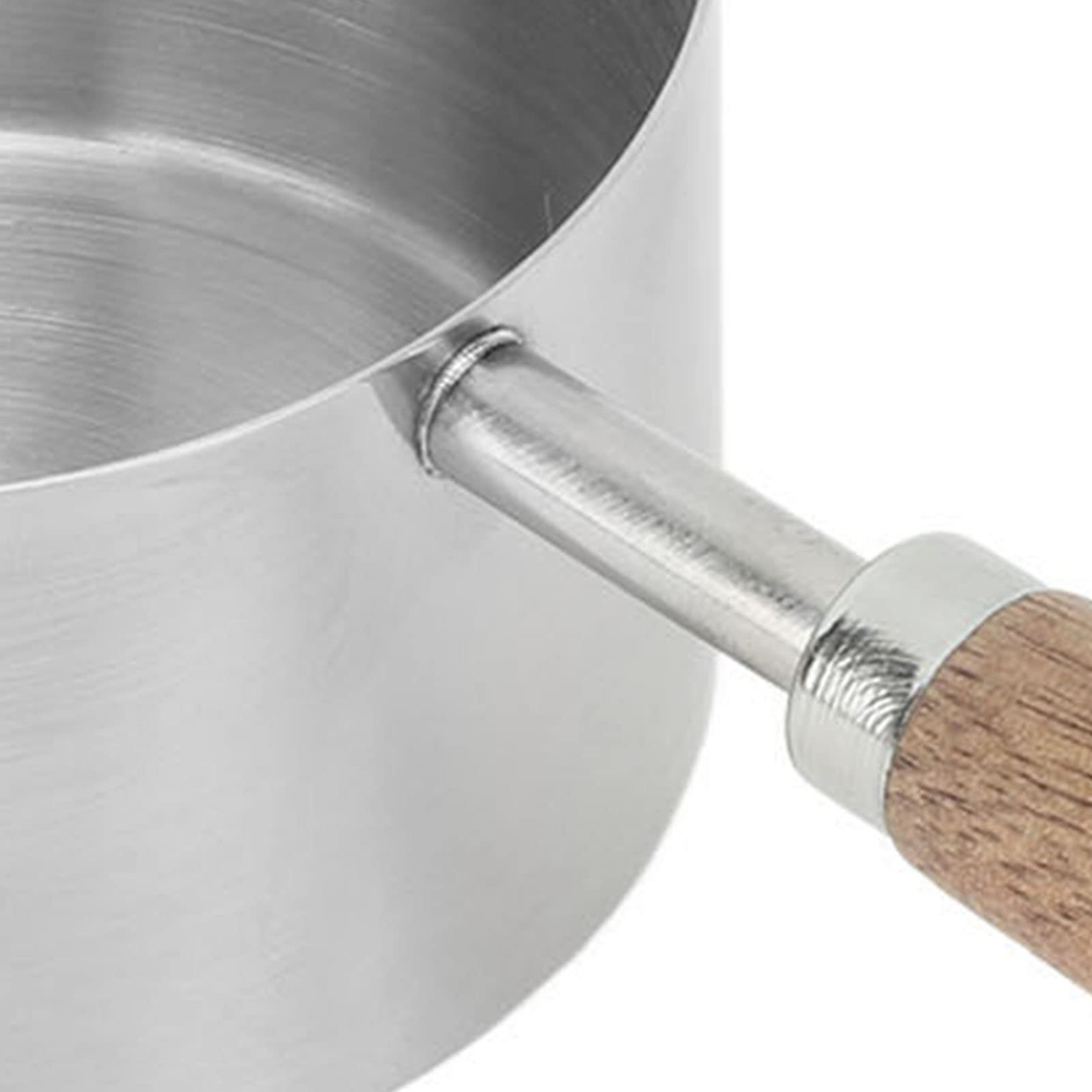 Mini Saucepan 304 Stainless Steel Comfortable Grip Prevent Scalding Portable Milk Butter Warmer Pot 200ml Kitchen Tools