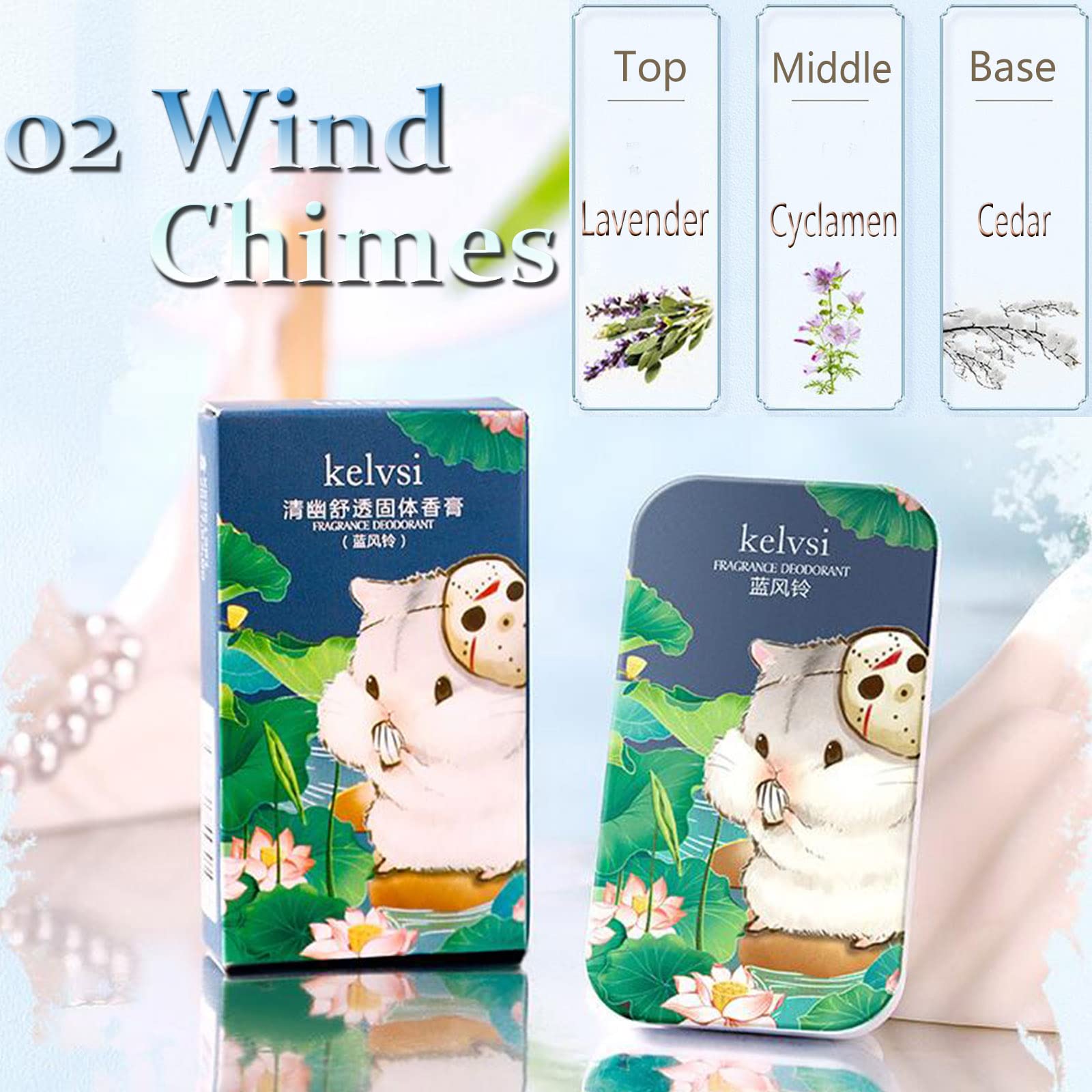 Grospe 4PCS Solid Balm Sets Solid Perfume Portable Pocket Balm Perfume Perfect for Travel Use Natural Fragrance Perfume for Men and Women