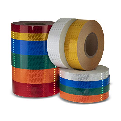High Intensity Retro Reflective Tape (HXREF) [1 Roll] 2" (50mm) x 10 yds Orange