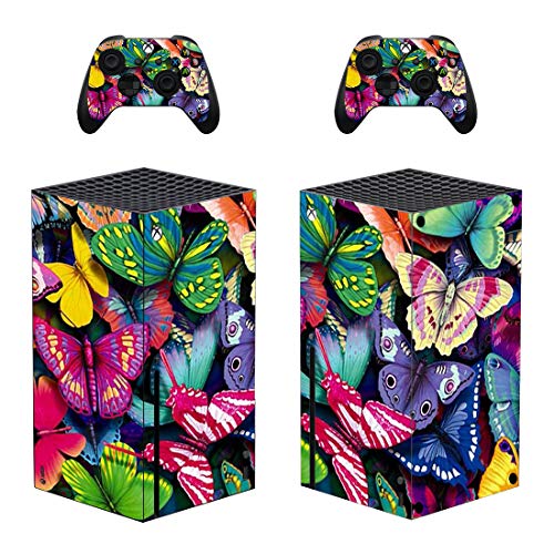 FELIPE SEIJI KUBA Xbox Series X Skin Set Vinyl Decal Skin Stickers Protective for Xbox Series X Console Kinect 2 Controllers - multi color