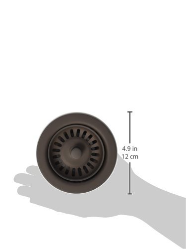 Mountain Plumbing 300PVDORB 3-1/2-Inch Kitchen Strainer, PVD Oil Rubbed Bronze