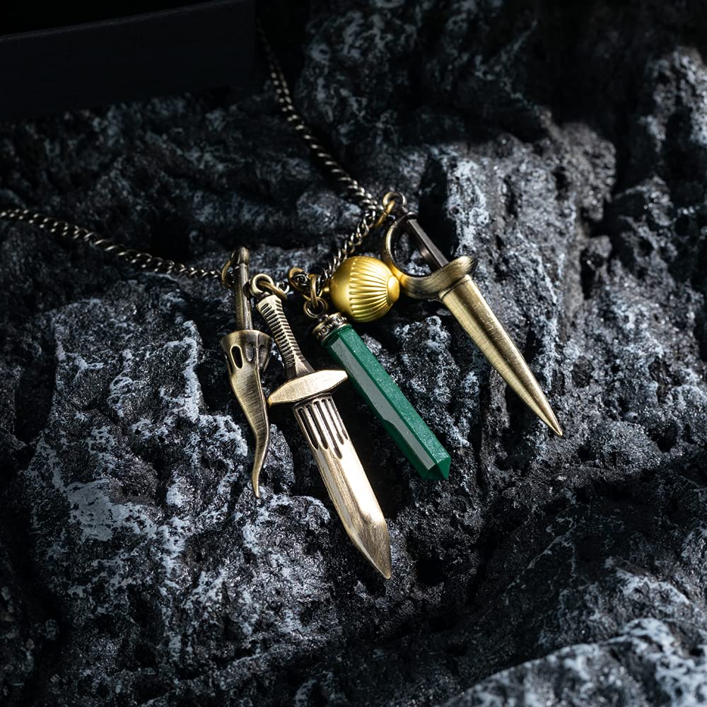 DressVoguer Lady Dimitrescu's Necklace - Dimitrescu's Daughter Daniela Necklace Cosplay Pendant Replica