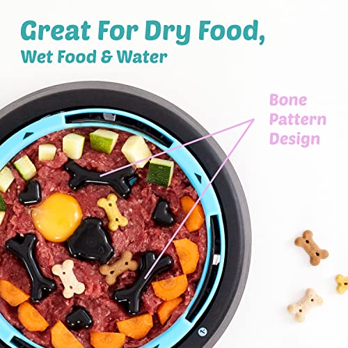 Paw Place Slow Feeder Dog Bowls Small Breed- Adjustable Slow Eating Dog Bowl Slow Feed Bowl