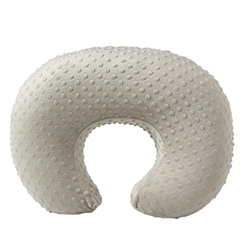 Nursing Pillow Cover, Minky Breastfeeding Pillow Slipcover Snugly Fits for Nursing Pillow for Baby Boys and Girls, Premium Quality Microfiber, Ultra Soft Comfortable (Tidal Foam)