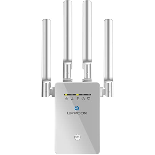 WiFi Extender, Wi Fi Extenders Signal Booster for Home Cover up to 8000 sq.ft & 35 Devices, Wireless Internet Signal Amplifier with Ethernet Port, Wi-Fi Repeater Easy Setup.