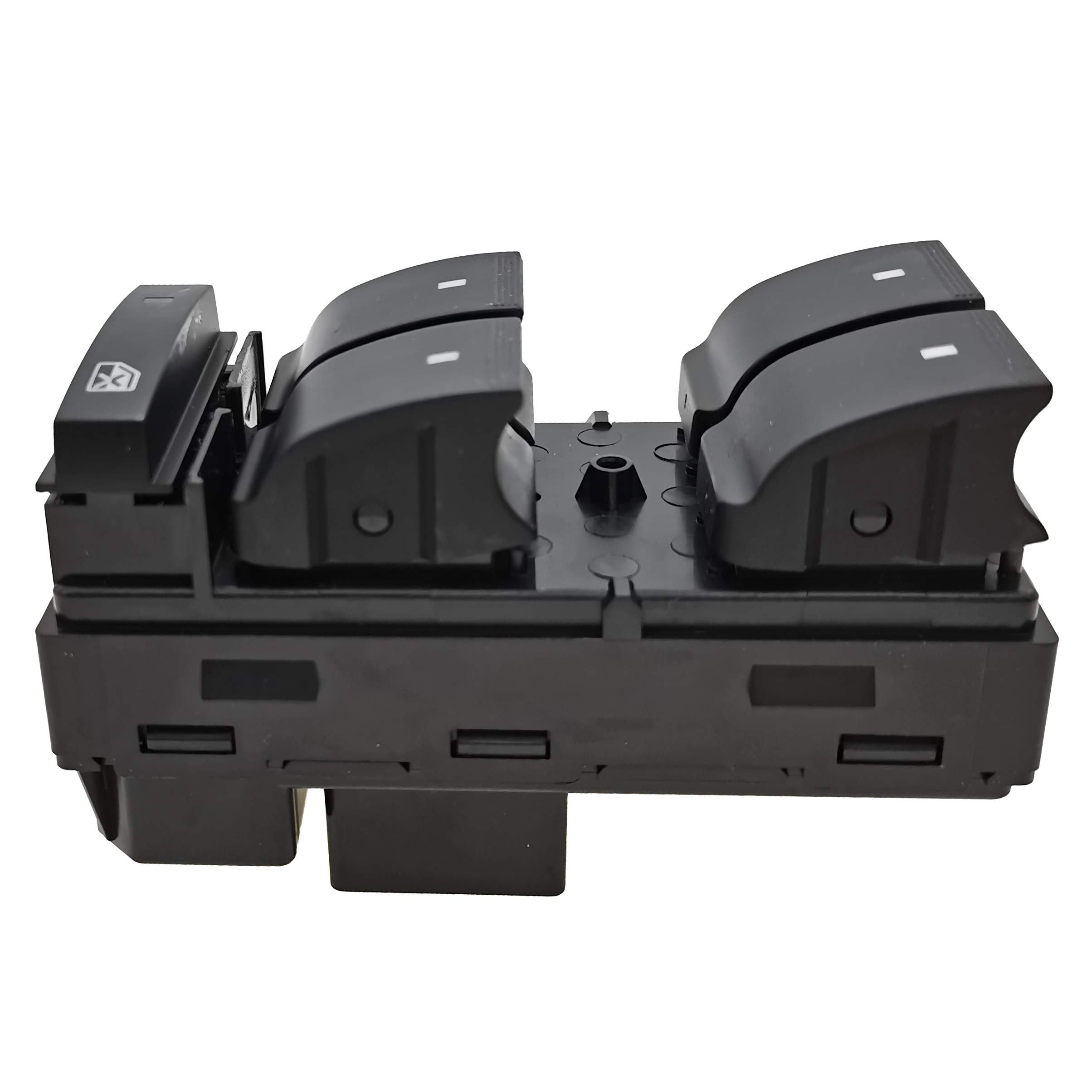 Driver Side Master Power Window Switch Compatible with Chevrolet Silverado, Traverse, GMC Sierra, Replaces#: 20945129, 25789692, 25951963, D1954F, Blue Light