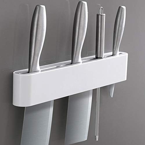 JHHDP Wall-Mounted Knife Holder Knife Holder Shelf Kitchen Hook Kitchen Knife Holder Rack Household Knife Holder Storage Rack (Color : D)
