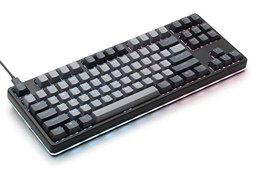 DROP CTRL High-Profile Mechanical Keyboard — Tenkeyless TKL (87 Key) Gaming Keyboard, Hot-Swap Switches, Programmable, Backlit RGB LED, USB-C, Doubleshot PBT, Aluminum (Black, Kaihua Speed Silver)