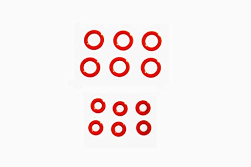 O-Rings Seal for Breville Espresso Machines BES900/92/980/990 (Pack of 12), Red