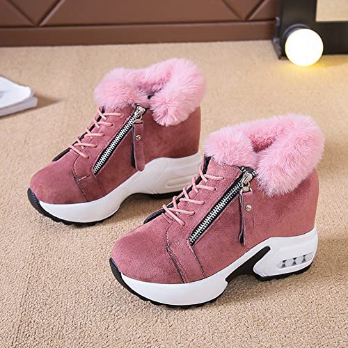 FASDNENDYS Winter Boots for Women Boots Snow Increase Toe Warm Plus Keep Shoes Wedges Shoes for Women Winter Boots