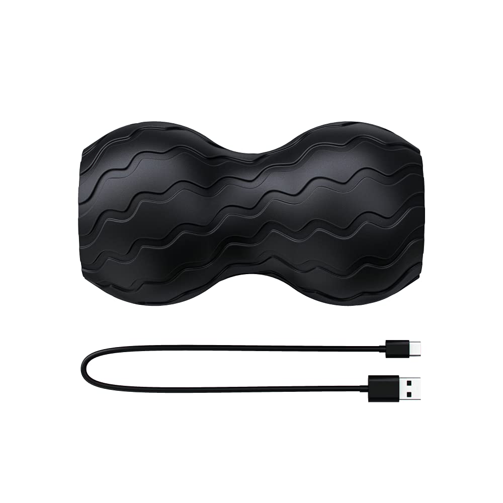 Full Body Wave Series Bundle: Customized Vibration Ergonomic Contoured Foam Roller Wave Duo + Yoga Mat Non-Slip Super Grip from The Creators of Theragun Massage Guns