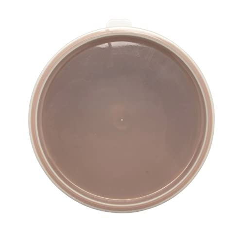 G.E.T. CR-0150-T Round Food Storage Crock w/ Lid, 1.5 Quart, Tan (Set of 12)