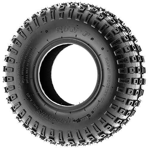 Set of 4 SunF A011 XC Sport ATV & Go Karts Knobby Tires 145/70-6 (14x6-6), 6 PR, Tubeless