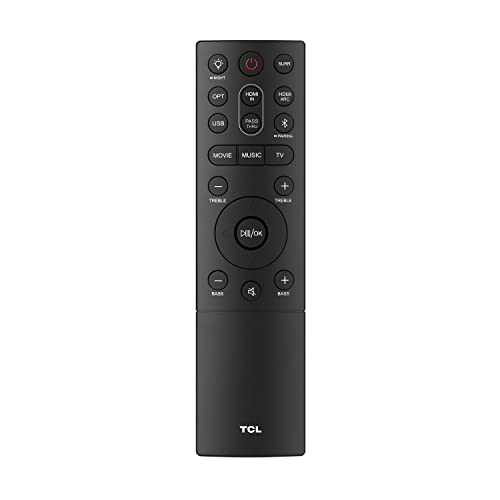 TCL 4K Alto 8 Plus 2.1.2 Channel Dolby Atmos Sound Bar with Wireless Subwoofer, Bluetooth – TS8212-NA, 39-inch, Black