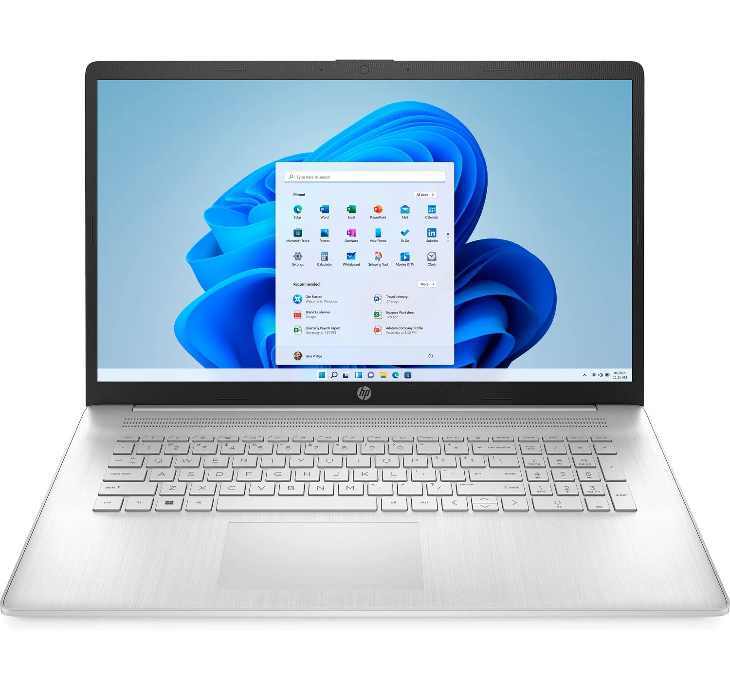 HP 17.3-inch Touchscreen Laptop 17-CN0076NR, Intel Pentium Silver N5030, 8GB DDR4 RAM, 512GB PCIE SSD, HD+ Computer Screen Display, USB C WIFI Bluetooth Business Notebook, Silver (Renewed)