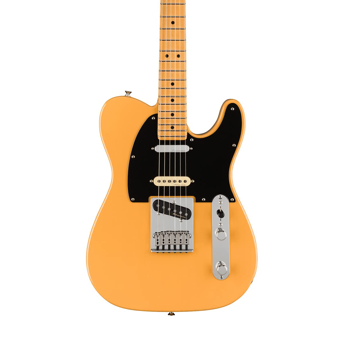 Fender Player Plus Nashville Telecaster Electric Guitar, with 2-Year Warranty, Butterscotch Blonde, Maple Fingerboard