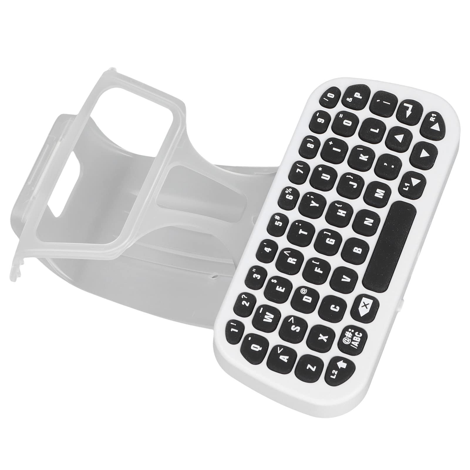 DAUERHAFT Controller Keypad, Simple To Install Wireless Gamepad Keyboard Plug and Play with Clip for Chat