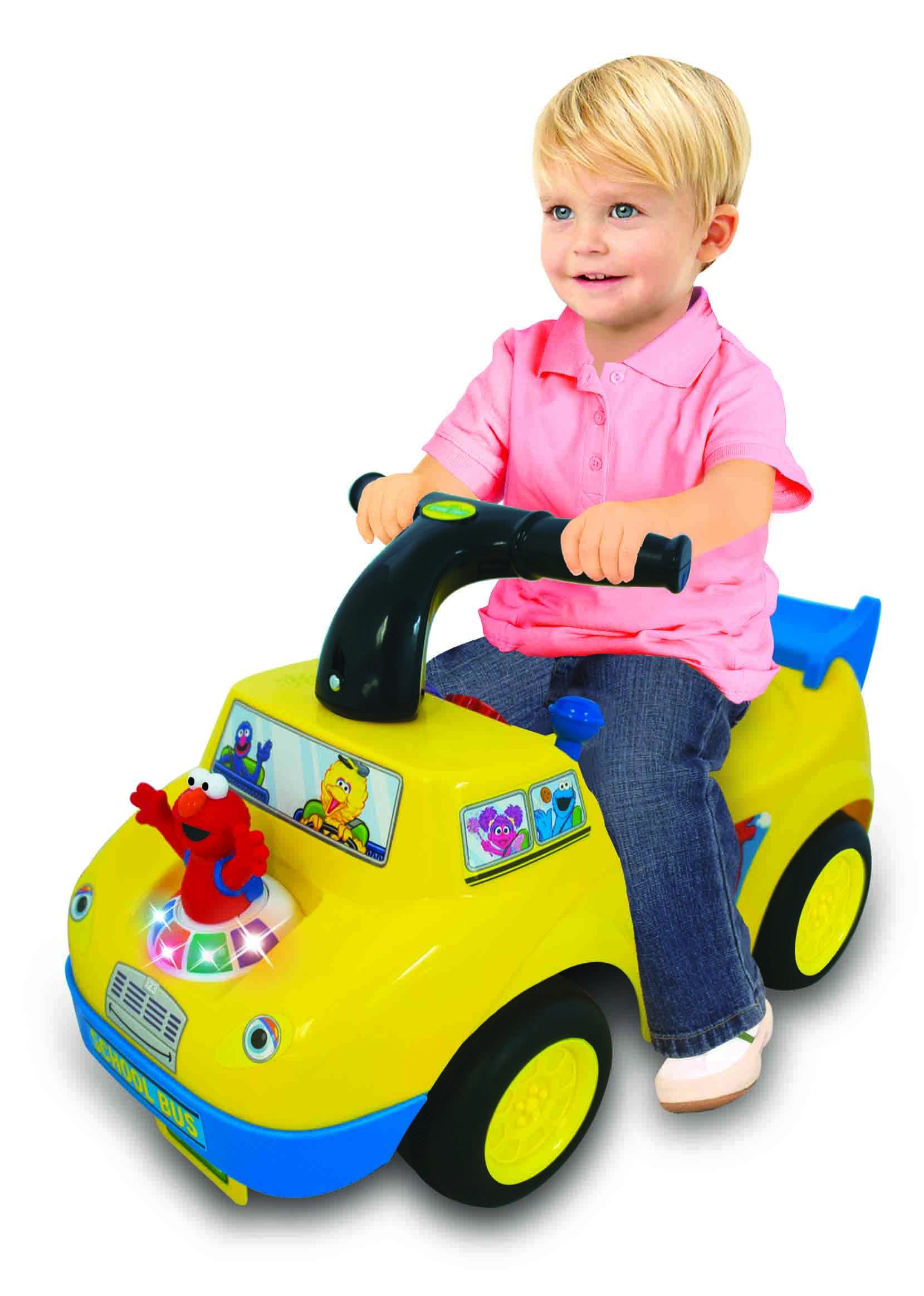 Sesame Street Elmo School Bus Ride-On, 12 months to 36 months