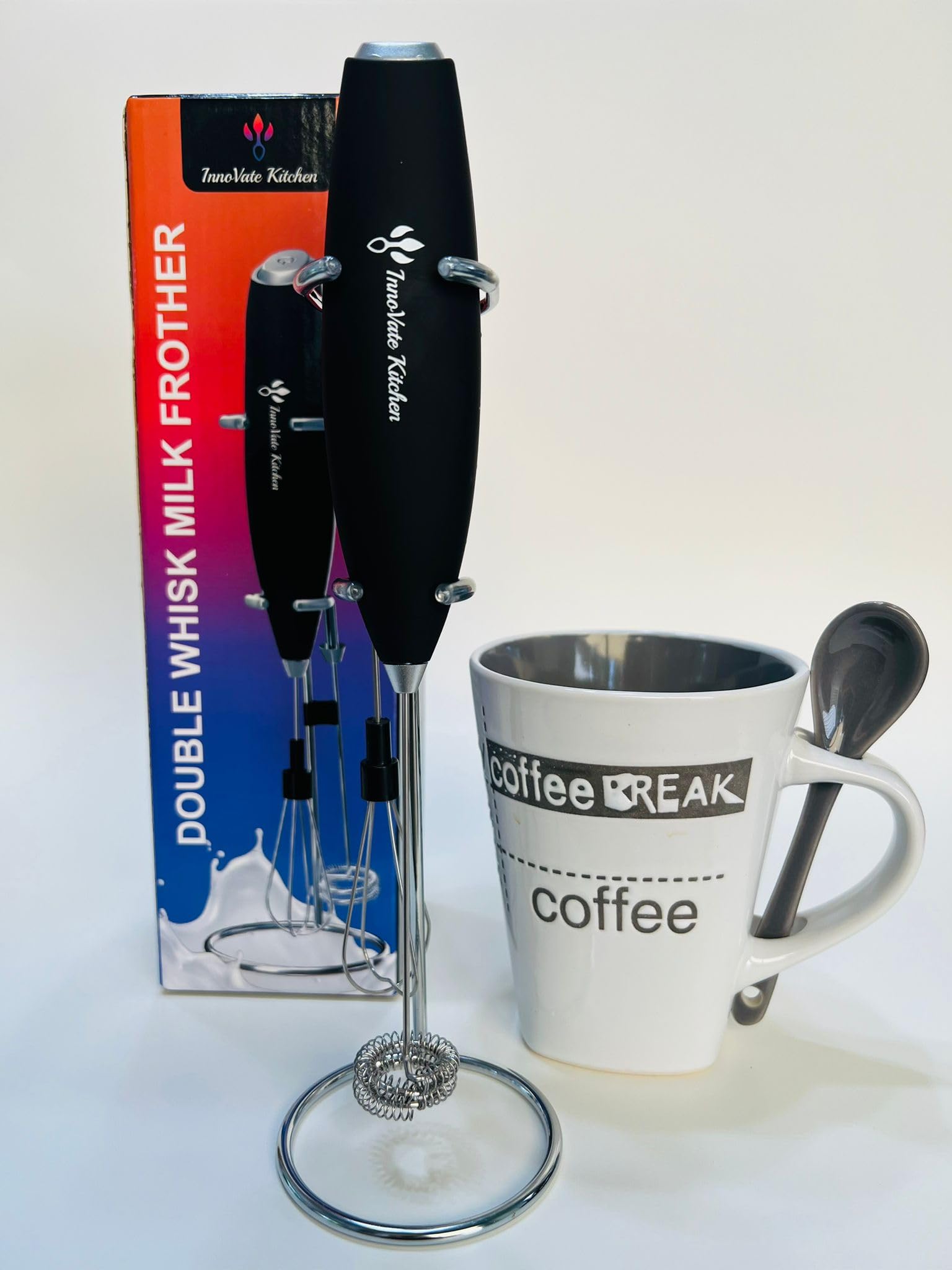 Double Whisk Milk Frother