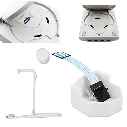DAUERHAFT Printer Extender Adapter, Memory Card Slot ABS Material Expansion Adapters Kit Easy to Install for Sega Dreamcast GDEMU