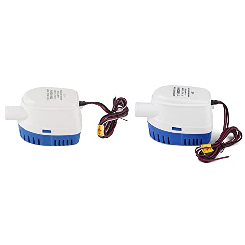 Float Switch Water Pump, Automatic Bilge Pump Boat Bilge Water Pump High-impact Durable Housing Small Siz No Vibration Operation for Pools for Boat Bilges