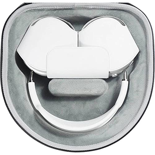 SaharaCase Travel Carry Case for Apple AirPods Max [Shockproof Bumper] Rugged Protection Anti-Slip Grip (Black)