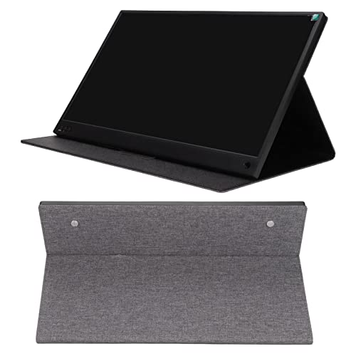 Jeanoko USB C Monitor, 15.6in USB C Dual Speaker HDR Technology External Mobile Screen for Phone for Laptop for Switch