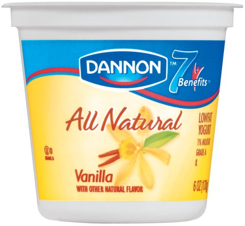 Dannon, Dannon Vanilla Yogurt, 6 Ounce