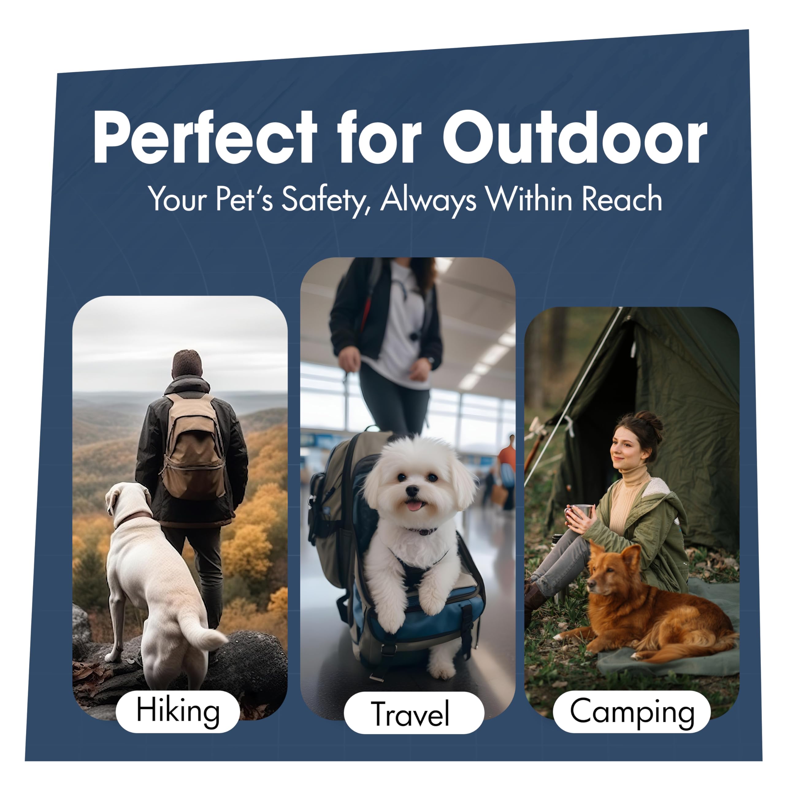 Happy Paws Pet First Aid Kit for Dogs and Cats - Complete Travel Emergency Kit, Puppy and Cat Safety, Portable First Aid Solution for Pets, Ideal for Home or Outdoors