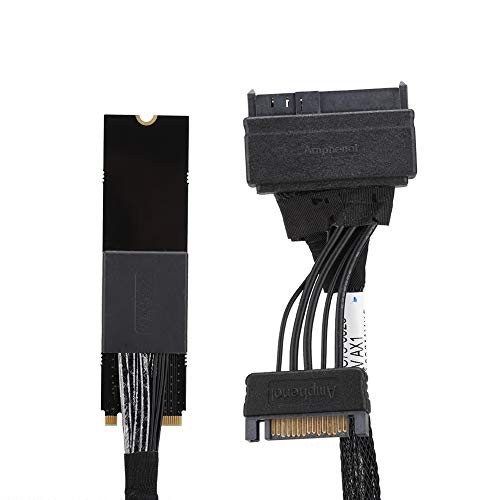 Jopwkuin M.2 Cable, SF 8639 Cable Various Devices Applicable Simple Installation No Power Supply Easily Upgrade Servers for Computer for Servers to NVMe SSD Drives