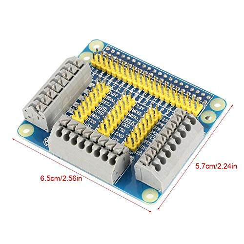 DAOKI GPIO Expansion Board Raspberry Pi Shield for Raspberry PI 4B/3B GPIO Extension Board Multi-Function with Screw Accessories for Raspberry Pi 3/2 DIY Kit